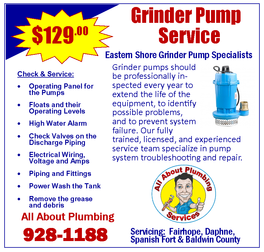 All About Plumbing | Plumbing Specials